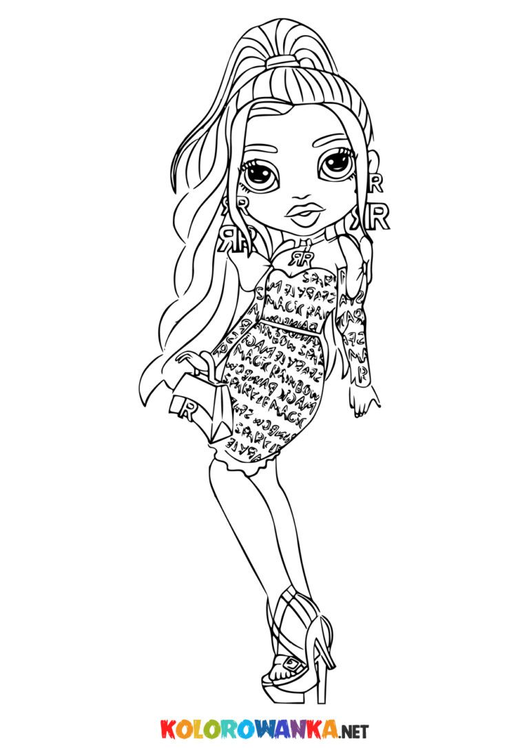 Kolorowanki Rainbow High - Kolorowanka.net